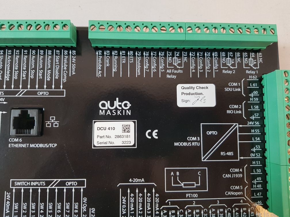 Auto Maskin Dcu 410 Cummins Engine Controller – Aeliya Marine
