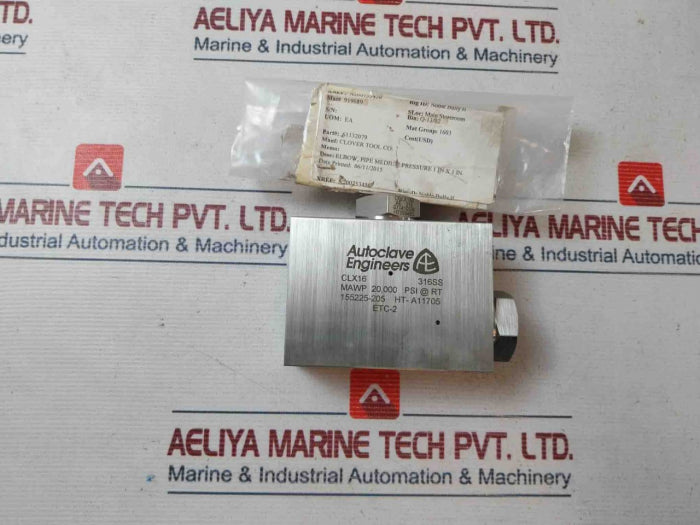Autoclave Engineers Clx16 Medium Pressure Elbow – Aeliya Marine