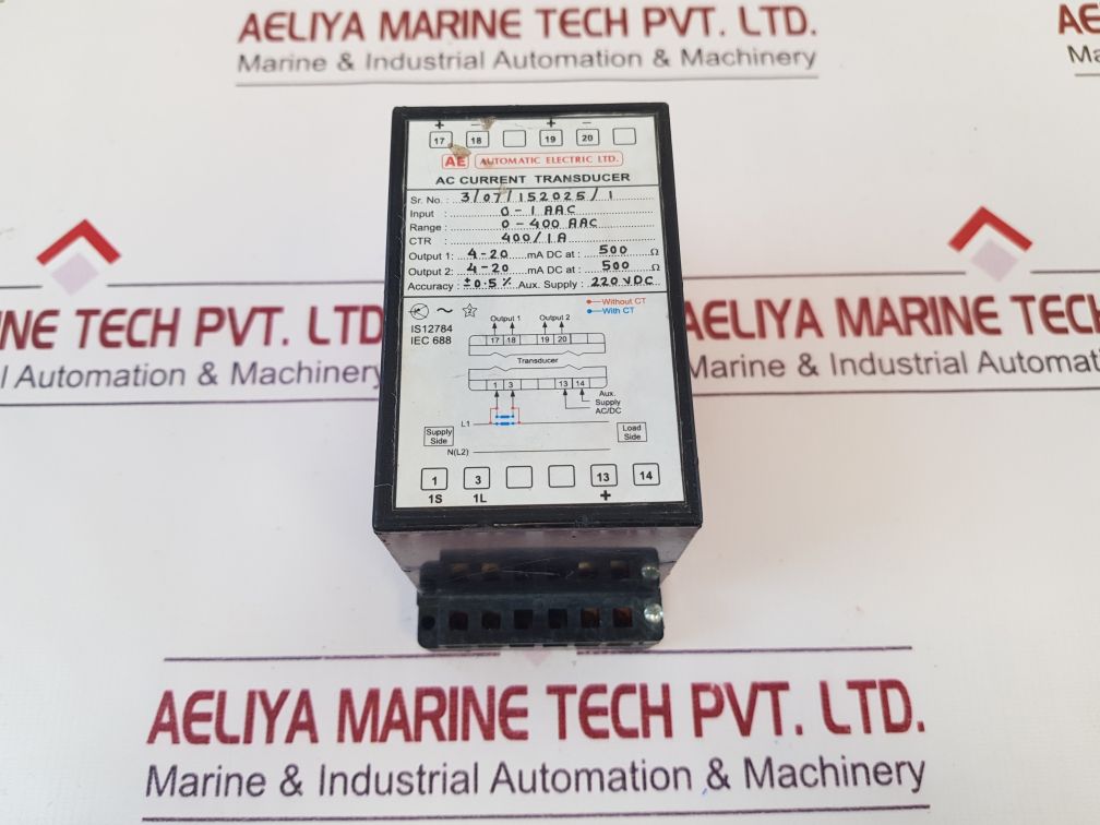 Automatic Electric Ac Current Transducer 0-400 Aac – Aeliya Marine