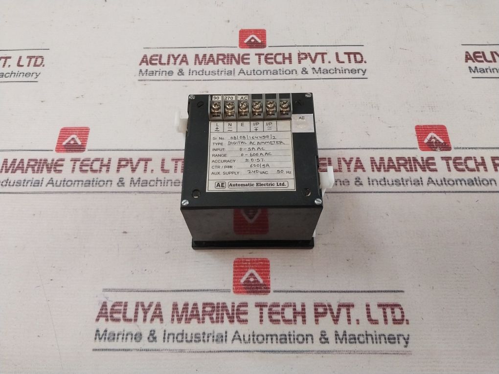 Automatic Electric Digital Ac Ammeter 96X96 240Vac – Aeliya Marine