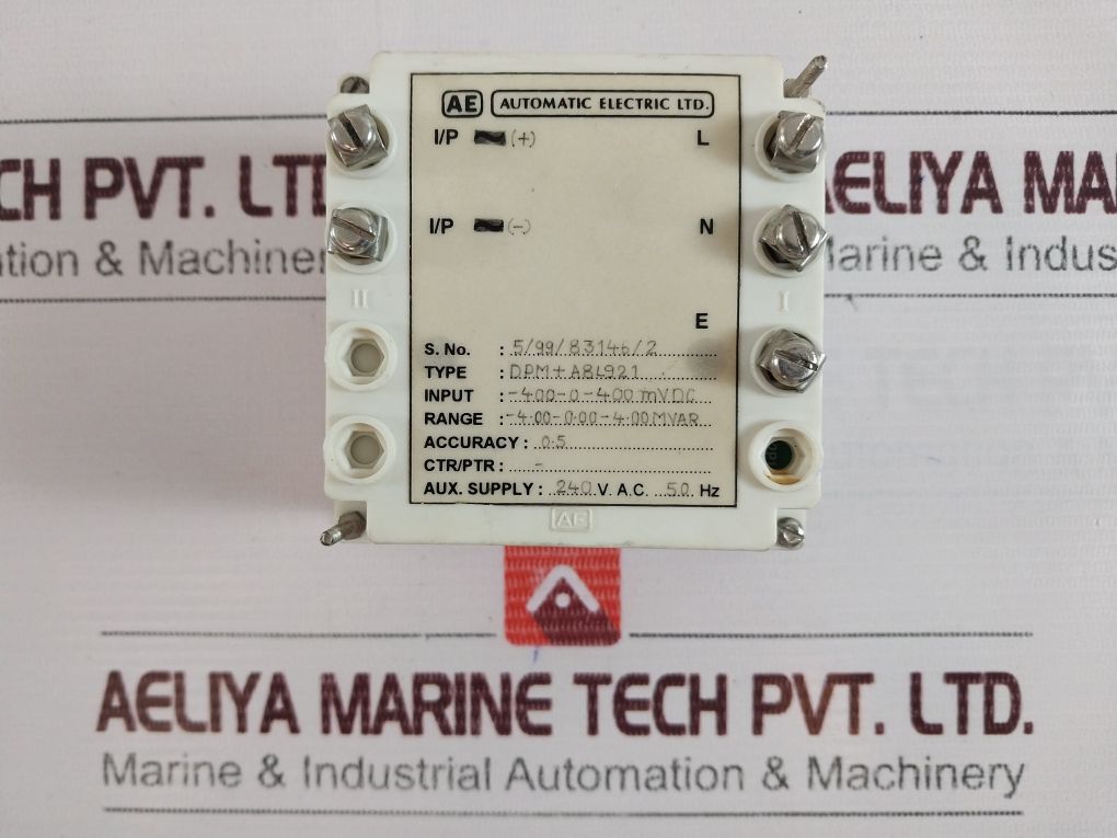 Automatic Electric Dpm+A8L921 Digital Panel Meter – Aeliya Marine