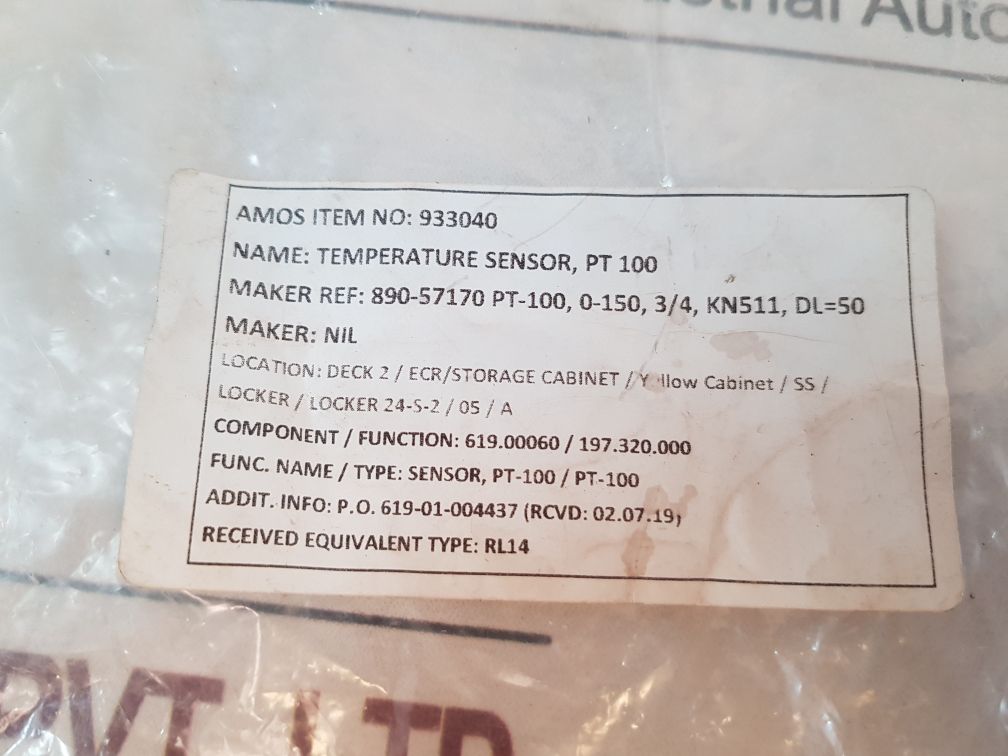 Autonics Pt100 Probe Sensor – Aeliya Marine