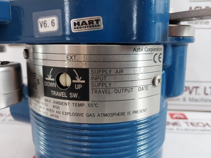Azbil Avp302 Smart Valve Positioner 4–20 Ma Dc 12 Vdc Ssd2B-1Dyt-x Ip6 ...