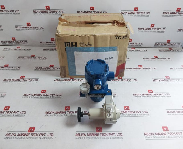 Azbil Avp302 Smart Valve Positioner With Air Regulator Kz03-2A Ip66 12 ...