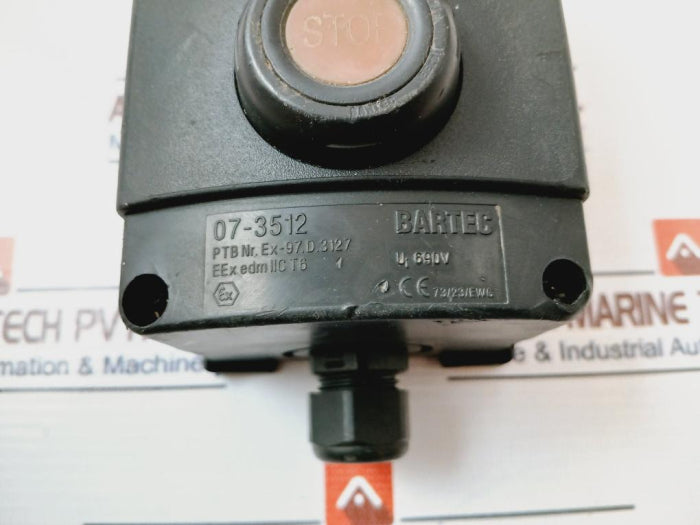 Bartec 07-3512 Push Button Control Station – Aeliya Marine