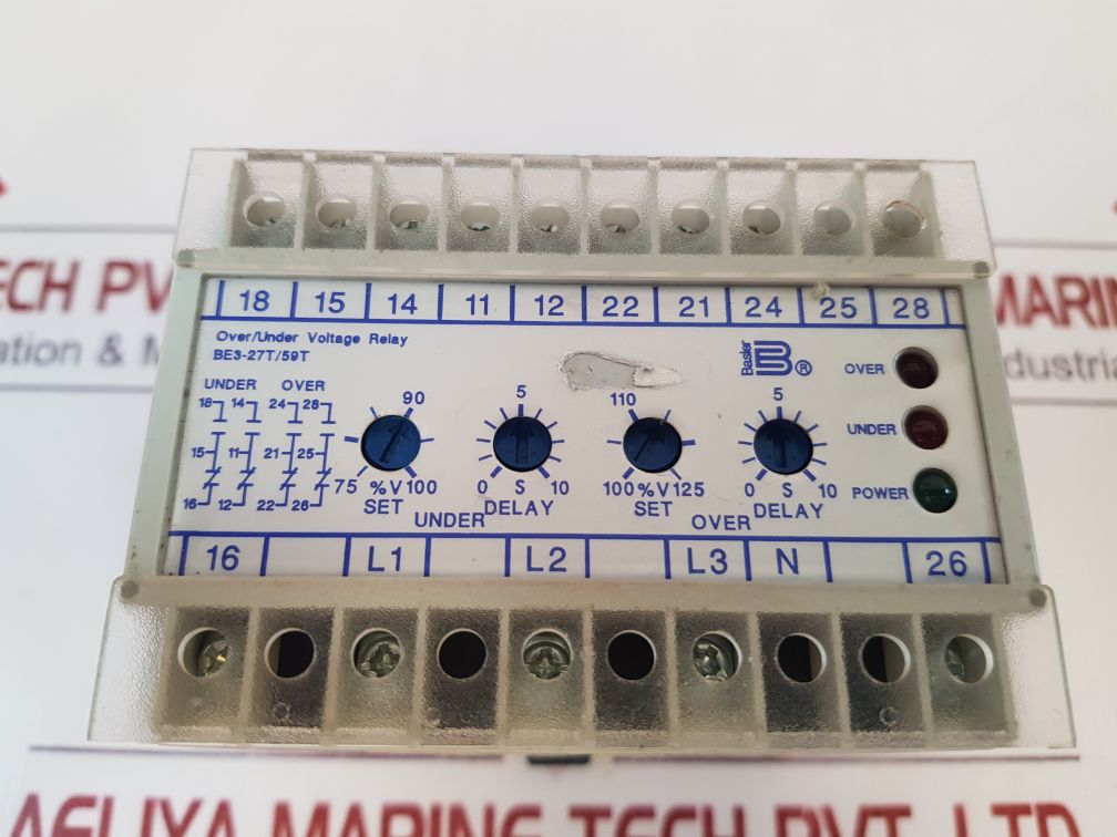 Basler Electric Be3-27T/59T Over/Under Voltage Relay – Aeliya Marine ...