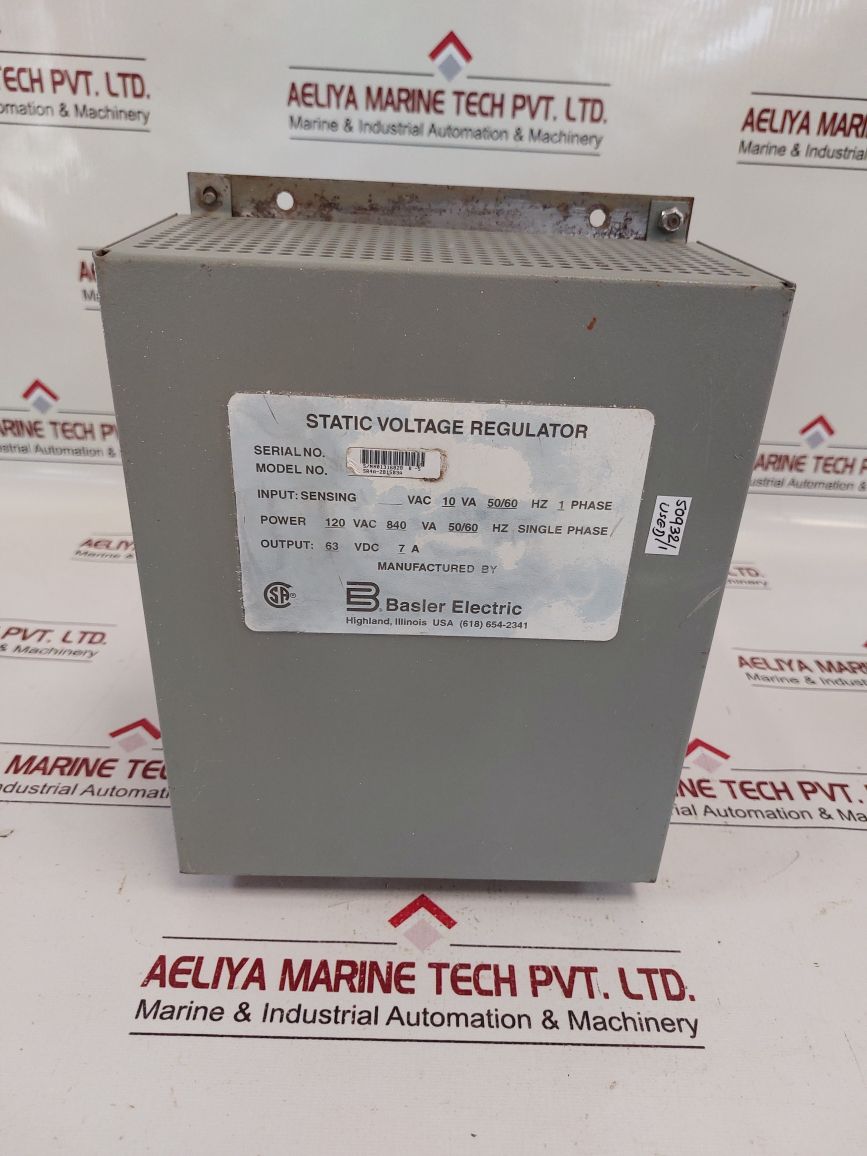 Basler Electric Sr4A-2B15B3A Static Voltage Regulator – Aeliya Marine