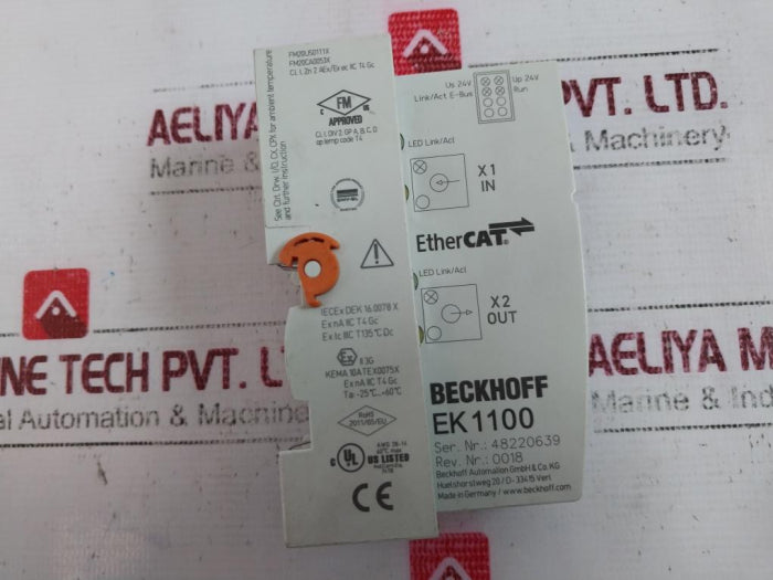 Beckhoff Ek1100 Ethercat Coupler Awg 28-14 24V – Aeliya Marine