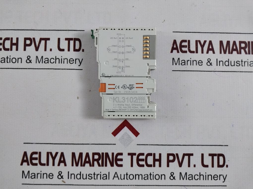Beckhoff Kl3102 2 X Analog Input, Differential Module – Aeliya Marine