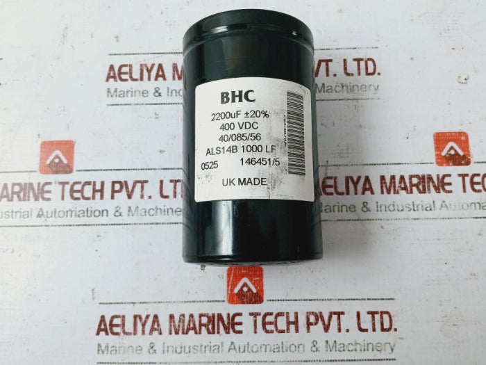 Bhc Als14B 1000 Lf Capacitor 400 Vdc – Aeliya Marine