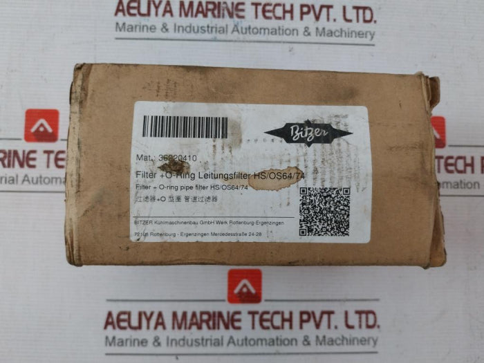 Bitzer 36220106 Oil Filter Element 362204-10 Hs/Os64/74 – Aeliya Marine