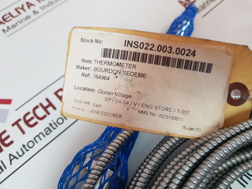 Bourdon 316 Ss Thermometer – Aeliya Marine