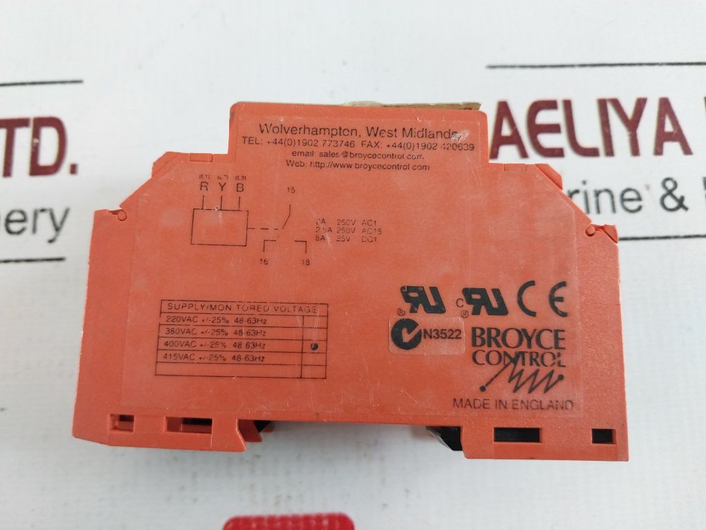 Broyce Control M3Pr Phase Sequence Failure Relay – Aeliya Marine