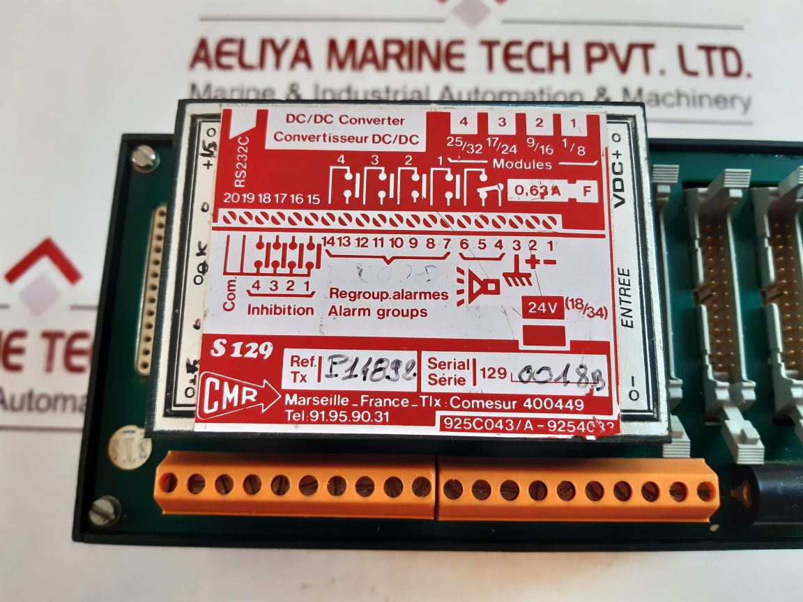 Cmr s129 analog monitoring unit – Aeliya Marine