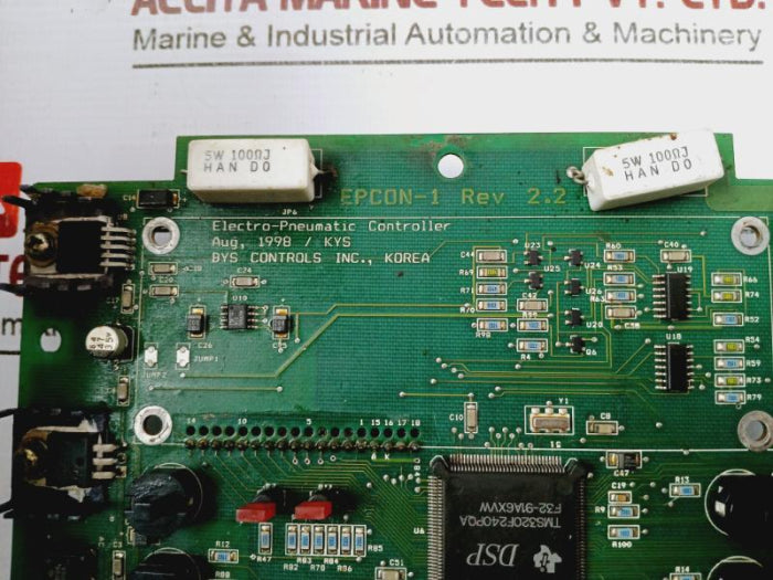 Bys Controls Epcon-1 Electro-pneumatic Controller Pc Board Rev. 2.2 94 ...