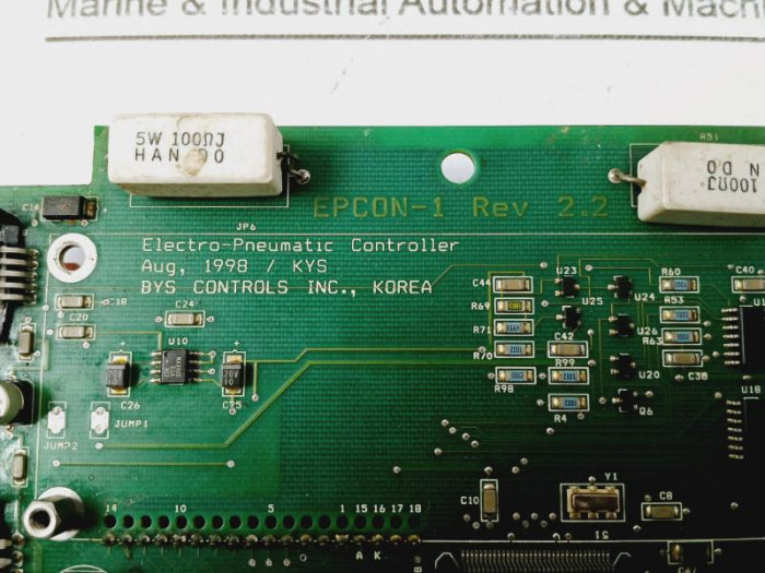 Bys Controls Epcon-1 Electro-pneumatic Controller Pcb 10Va 5Kvac 0-120 ...