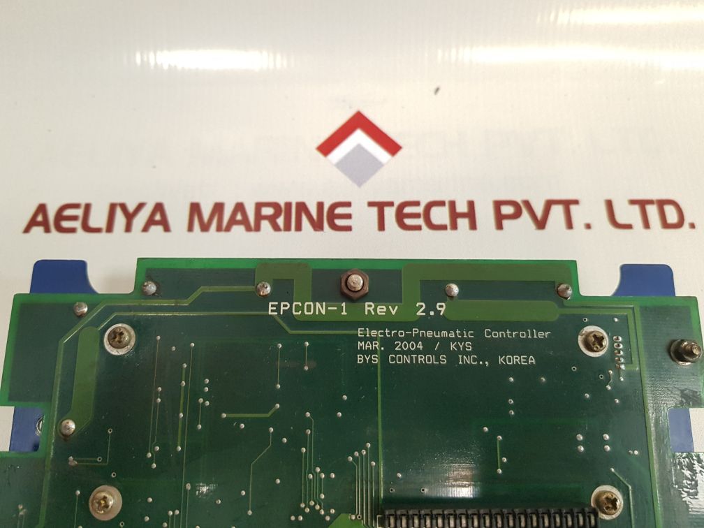 Bys Controls Epcon-1 Rev 2.9 Electro-pneumatic Controller – Aeliya Marine