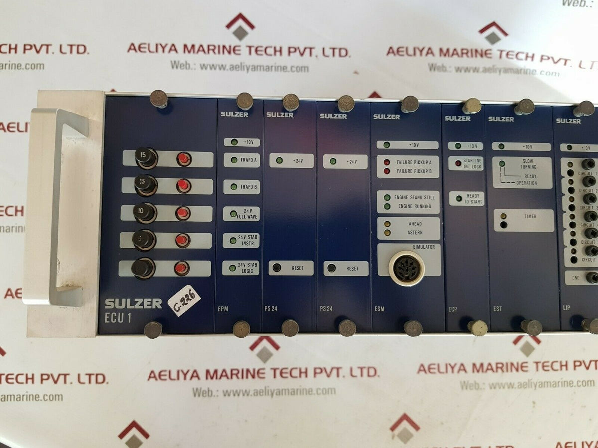 Sulzer ecu 1 engine control unit – Aeliya Marine