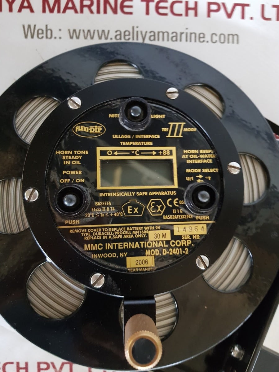 Mmc d-2401-2 flexi-dip oil ullage interface gauging tape 100 feet ee p ...