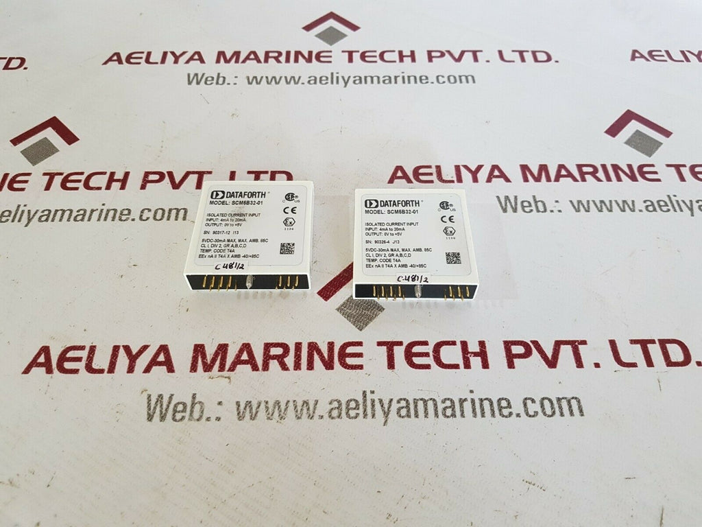 Dataforth scm5b32-01 isolated current input – Aeliya Marine