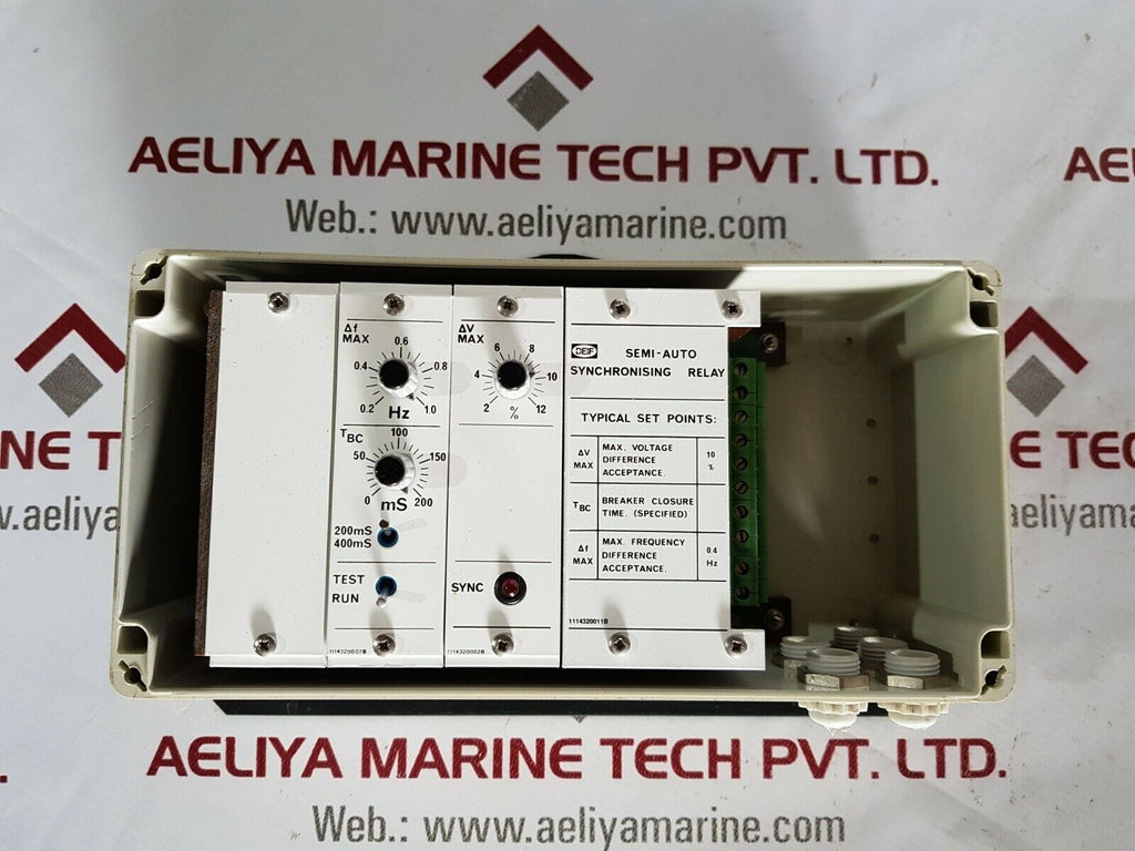 Deif semi-auto synchronising relay – Aeliya Marine
