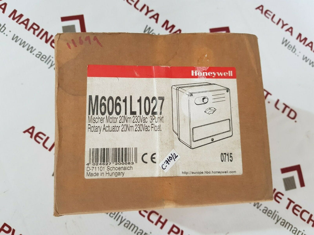 Honeywell m6061l1027 standard line rotary valve actuator – Aeliya Marine