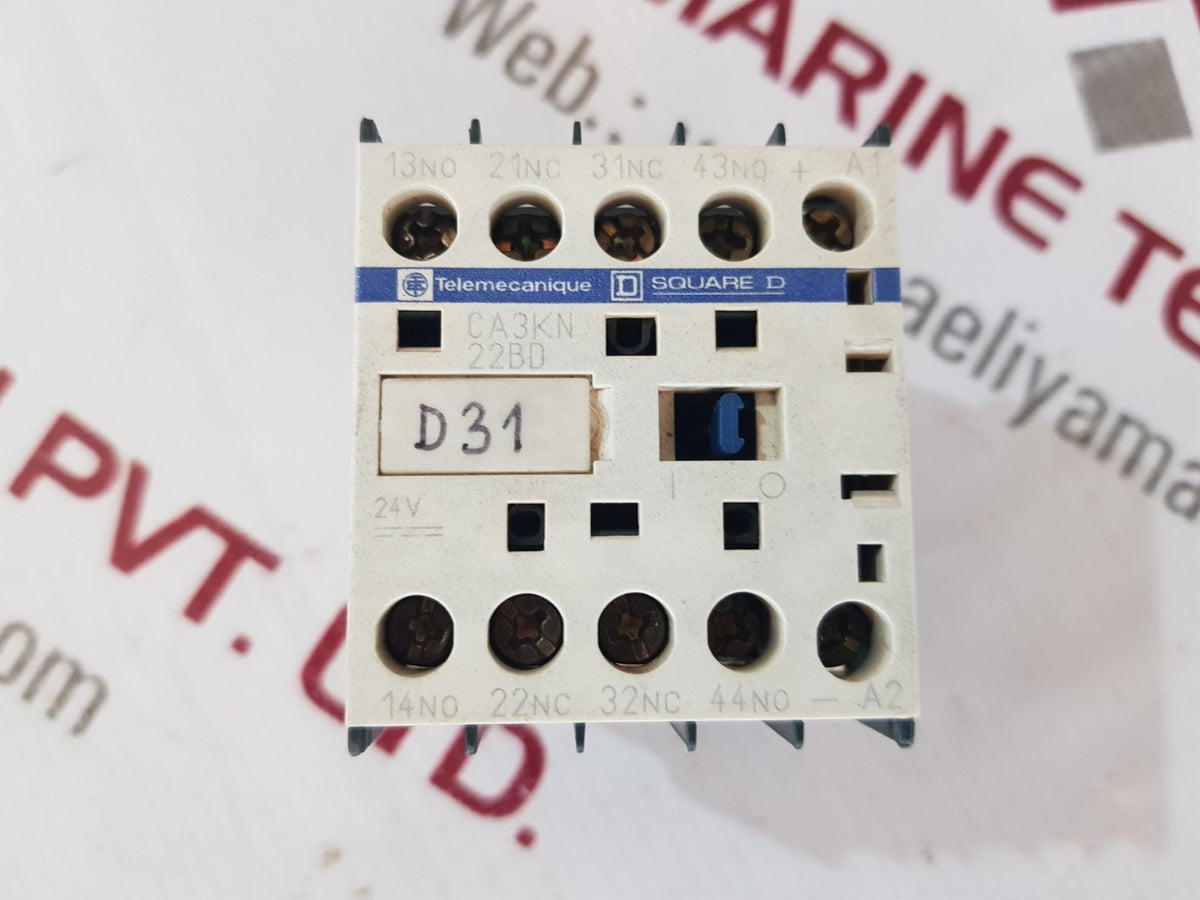 Telemecanique Square D Control Relay Ca3Kn22Bd Coil 24V – Aeliya Marine