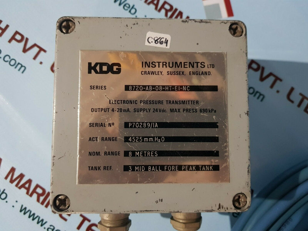 Kdg 8720-ab-08-ht-eI-nc electronic pressure transmitter – Aeliya Marine