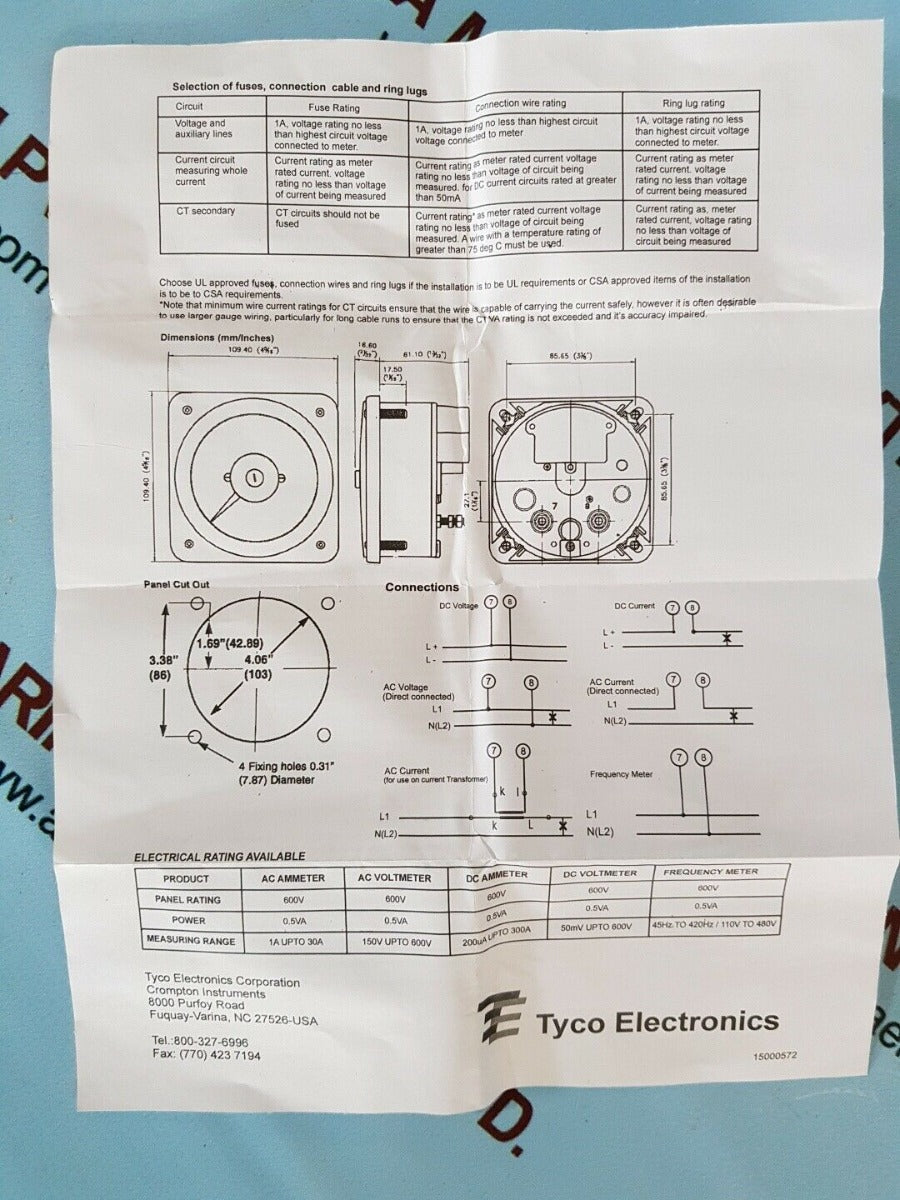 Crompton 007-41la-plan-an hertz meter – Aeliya Marine