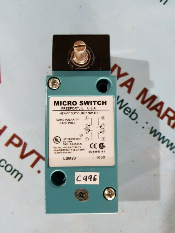 Honeywell lsm2d micro switch 600vac 10 amps – Aeliya Marine