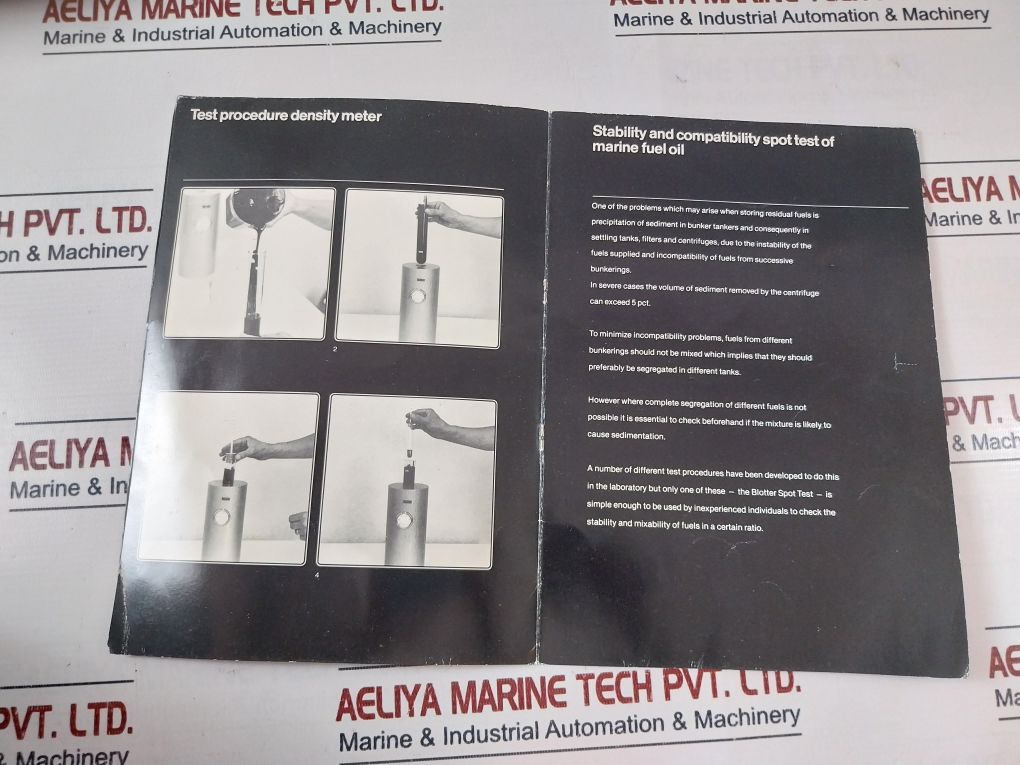 Calpam Test Procedure Density Meter 10/16A 250V – Aeliya Marine