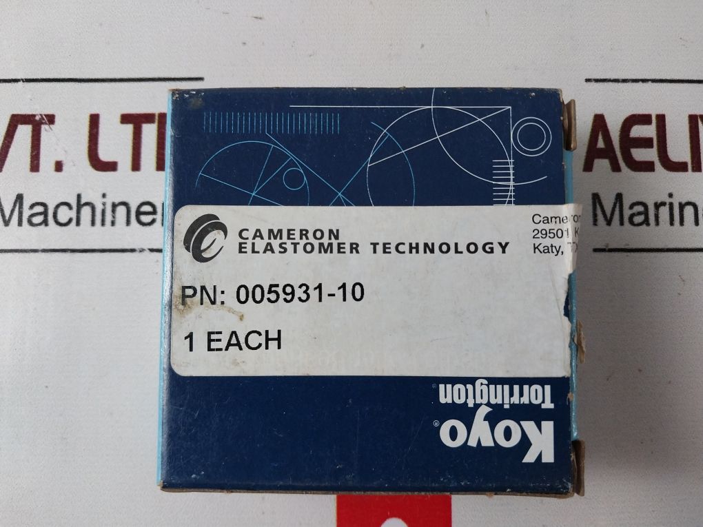 Lot of 12X Cameron 005931-10 thrust bearing – Aeliya Marine