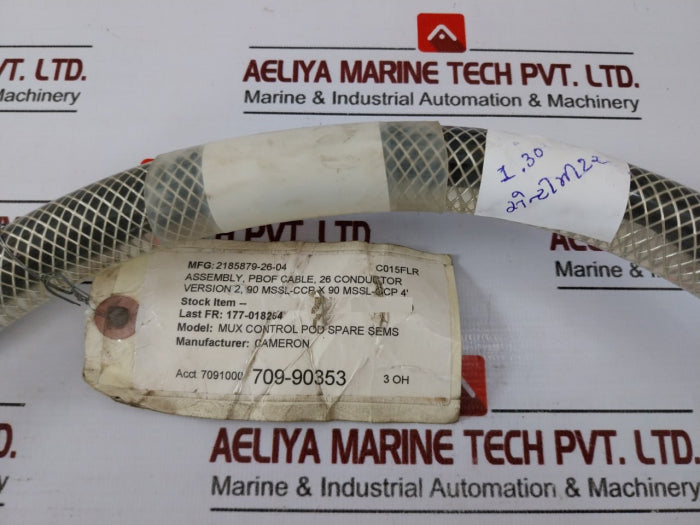 Cameron 2185879-26-04 Mux Control Pod Spare Sems Assembly 26 Conductor ...