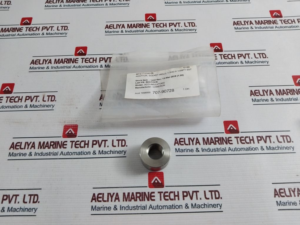 Cameron F316/L Adaptor Socket Weld 1.5Od X 1/2 Npt Sst – Aeliya Marine