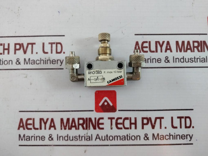Camozzi Rfo-383 Bidirectional Flow Control Valve 10 Bar – Aeliya Marine