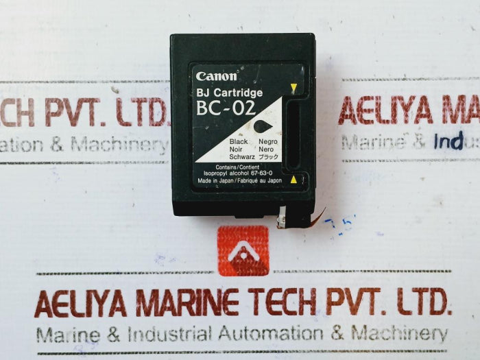 Canon Bc-02 Ink Cartridge Black 67-63-0 – Aeliya Marine