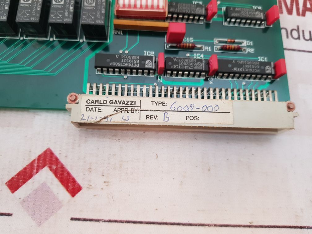 Carlo Gavazzi 6008 Rev 2 Relay Output Card – Aeliya Marine