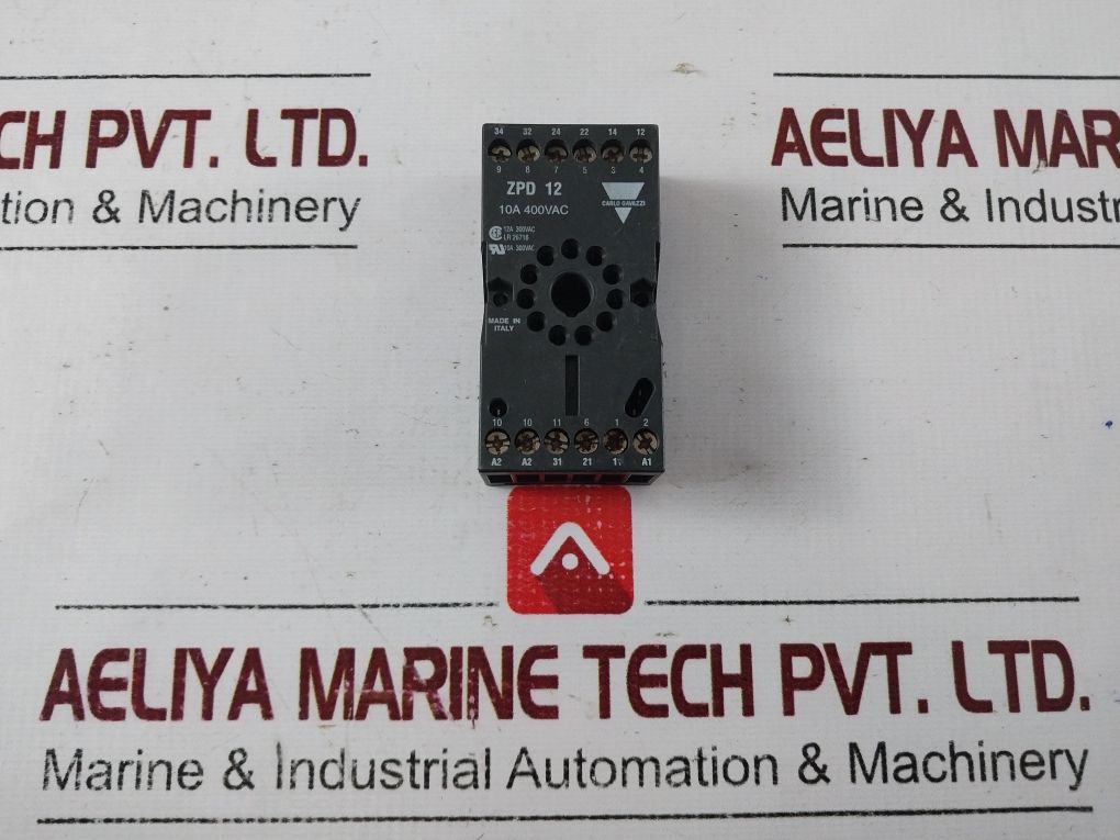 Carlo Gavazzi Zpd 12 Relay Base 10A 400Vac – Aeliya Marine