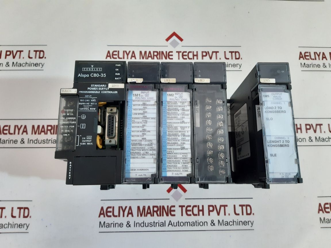 Cegelec Alspa C80-35 Programmable Controller – Aeliya Marine