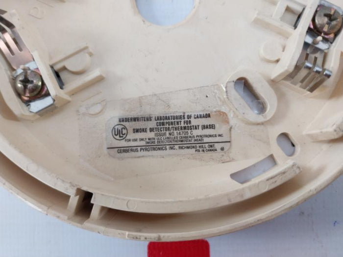 Cerberus Pyrotronics 595-187376 Smoke Detector Thermostat Base Unit ...