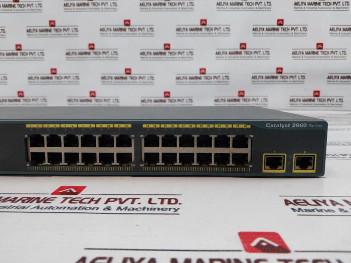 Cisco Catalyst 2960 Series 24 Port Switch Ws-c2960-24Tt-l 100-240V~ 1. – Aeliya Marine