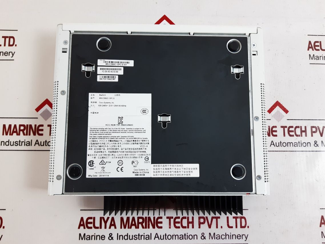 Cisco Ws-c3560C-12Pc-s Power Over Ethernet Switch – Aeliya Marine