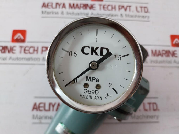 CKD 2001-4C-H Compressed Air Pressure Regulator – Aeliya Marine