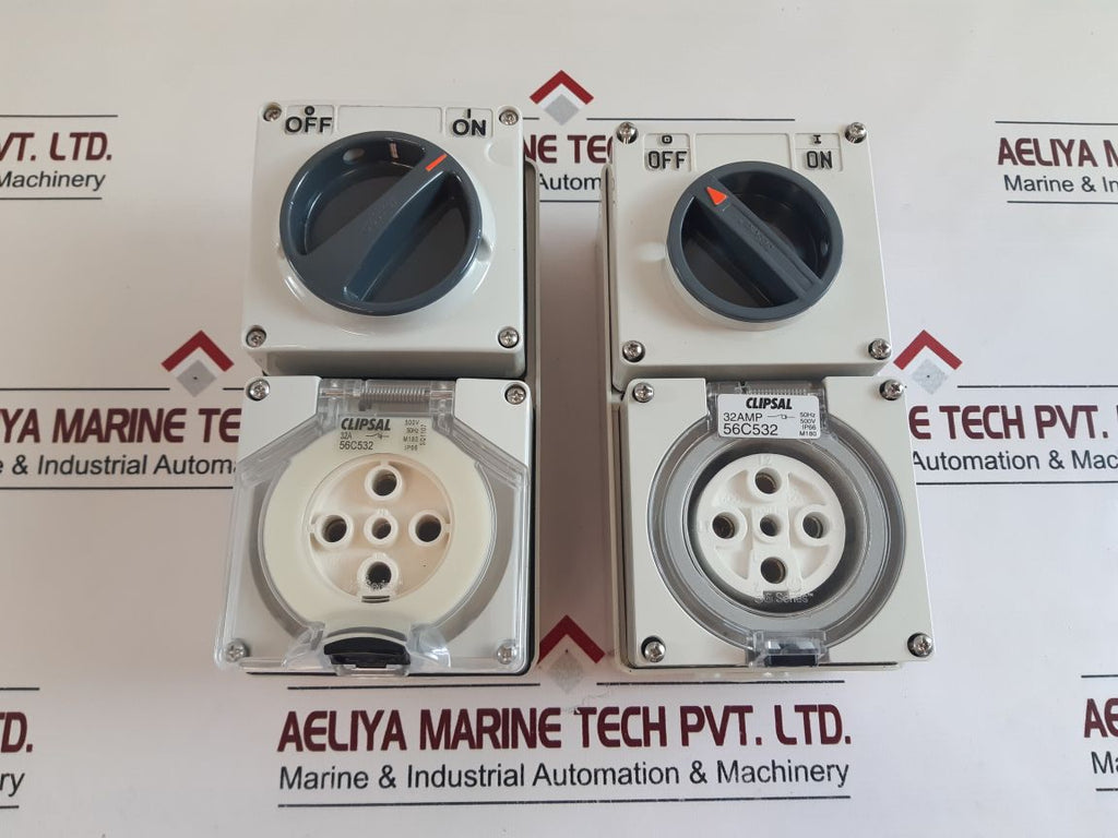 Clipsal 56C532 Switched Socket Outlet 32A – Aeliya Marine
