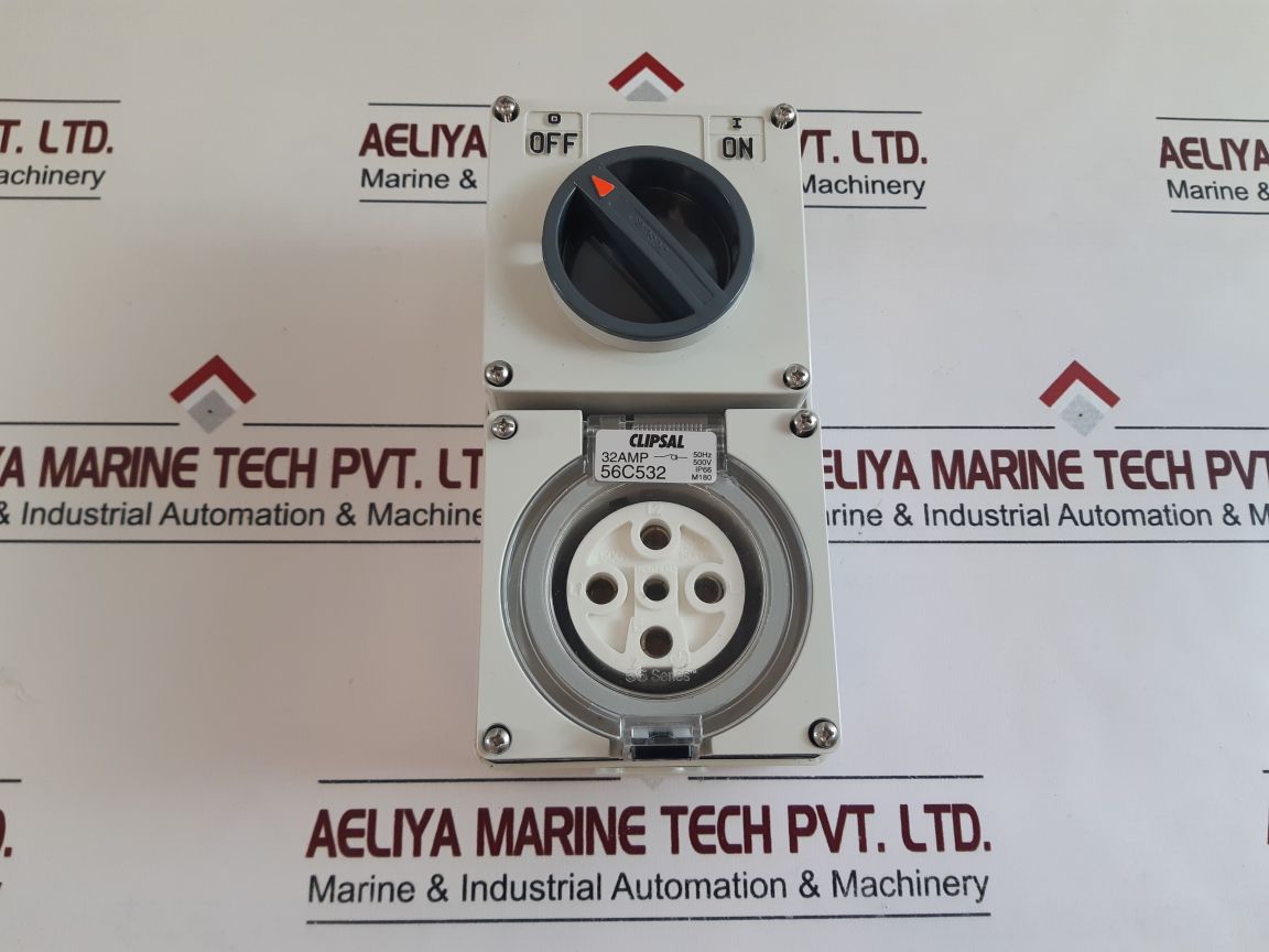 Clipsal 56C532 Switched Socket Outlet 32A – Aeliya Marine