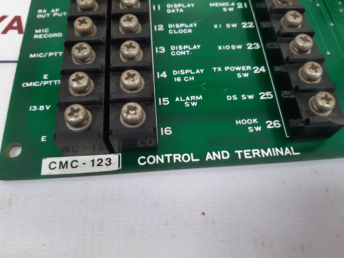 Cmc-123 Control And Terminal Used One – Aeliya Marine