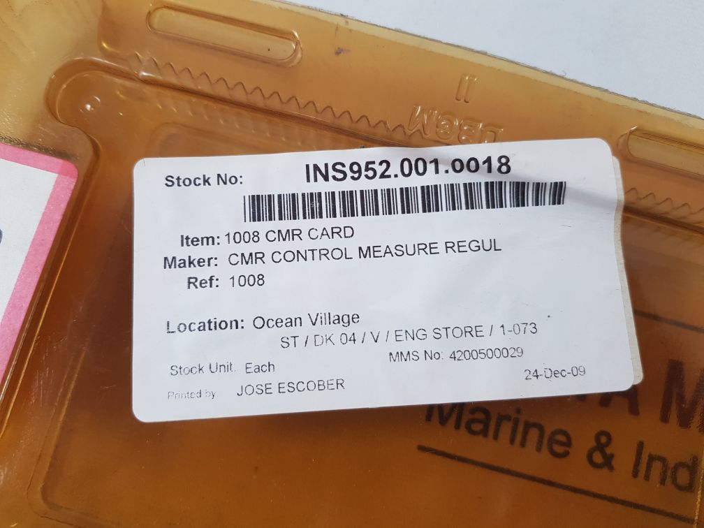 Cmr Control 1008 Card – Aeliya Marine