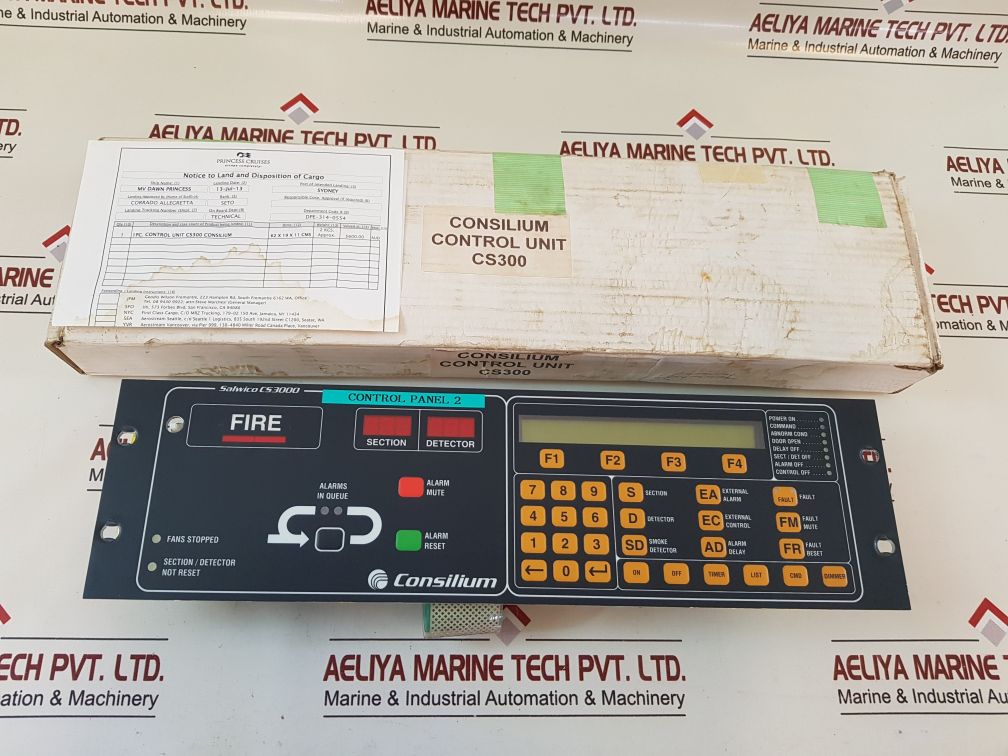 Consilium Csm-3100 Fire Alarm Control Panel Salwico – Aeliya Marine