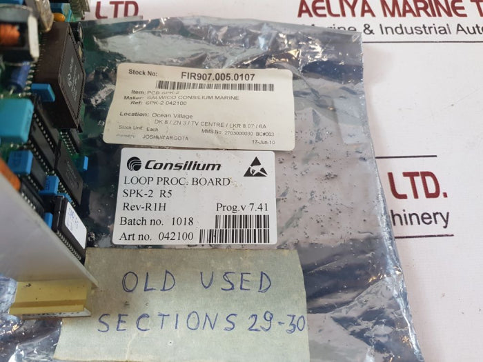 Consilium SPK-2 Loop Processor Board | Marine Safety – Aeliya Marine
