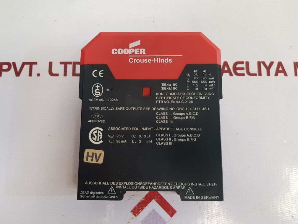 Cooper Crouse-hinds St 4.420 Transmitter Supply – Aeliya Marine